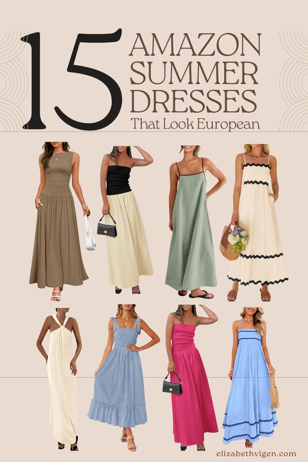 15 Stylish Amazon Dresses That Are Giving European Summer - Elizabeth Vigen